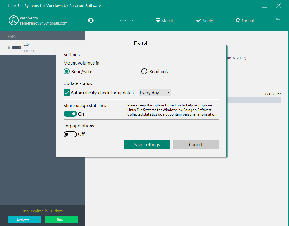Linux File Systems for Windows | Paragon Software